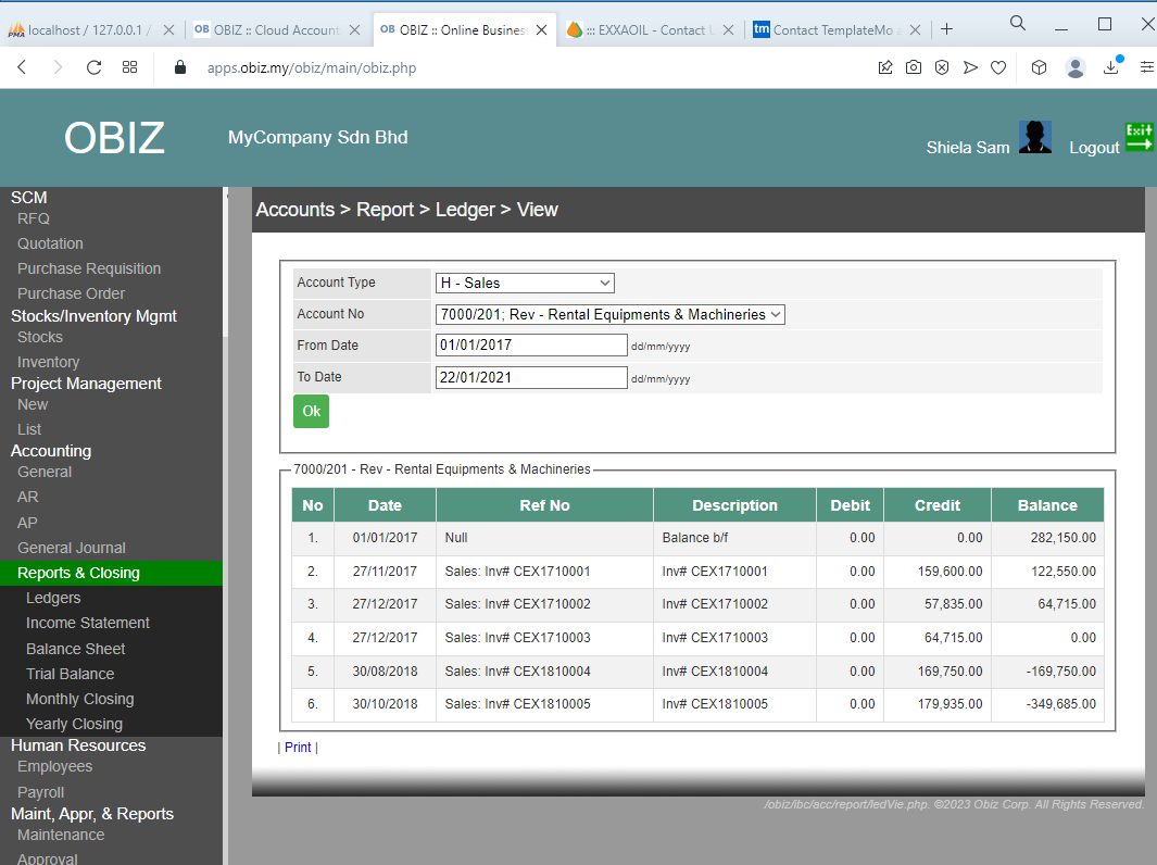OBIZ :: Cloud Accounting